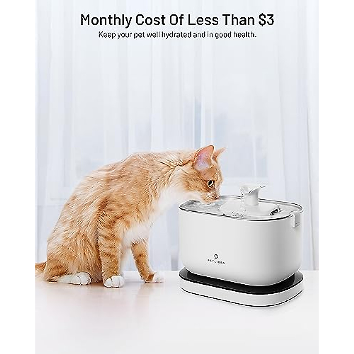 12 Pack Replacement Filters for Dockstream Wireless Cat Water Fountain PLWF005/PLWF115/WF105, 6 Months Set of PETLIBRO Original Pet Fountain Filters & Pre-Filter Sponges