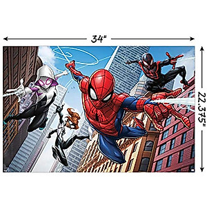 Trends International Marvel Comics - Spider-Man - Web Heroes Wall Poster, 22.375" x 34", Unframed Version