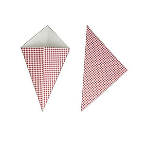 BESTOYARD 50pcs Popcorn Boxes Food Containers Snack Container Dessert Trays Popcorn Cone Boxes Open- Popcorn Box Food Cones Bag Popcorn Treat Box Paper Popcorn Boxes Party Popcorn Boxes Cup