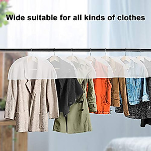 10Pack (24"x11"x2") Storage Travel shoulder covers for clothes Clothing dust Cover Dust Bags Cover dress bag Hanging Garment Bag US