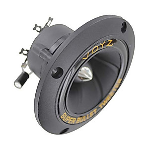 VOYZ 400 Watt 3.5” Piezo Super Horn Tweeters Aluminum Diaphragm 4-8 ohms 1 Pair (2pcs) (PET-1919)