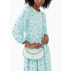 Kate Spade Staci Saffiano Leather Crossbody Bag (Crystal blue)