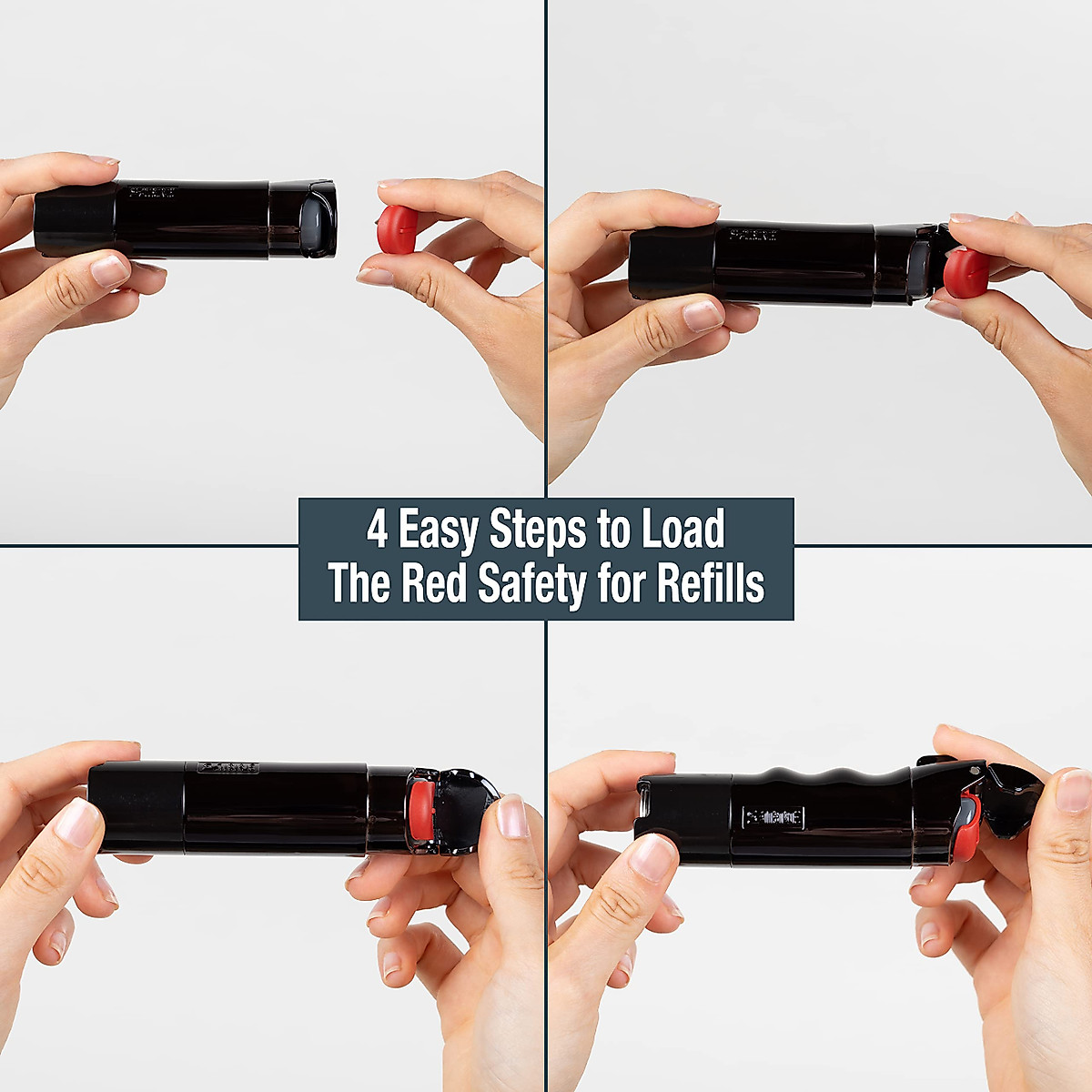 SABRE Smart 2-in-1 Pepper Spray, Live Continuous Location Tracking Texts in Emergencies, Refill Canister Available, Rechargeable, 25 Bursts with 10 ft. Range, Flip Top Safety, Ergonomic Finger Grip