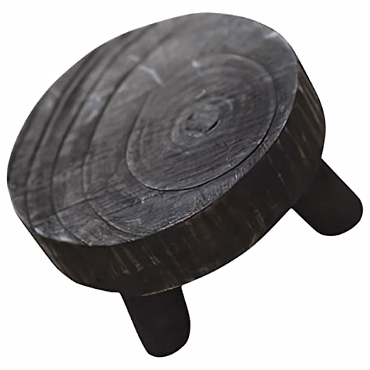 ifundom Wooden Potted Plant Stand Flower Pot Display Stand Dessert Stand House Plants Indoors Live Black Round Tray Coffee Tray Tea Trays for Serving Wood Riser Mouton Potted Flower Small