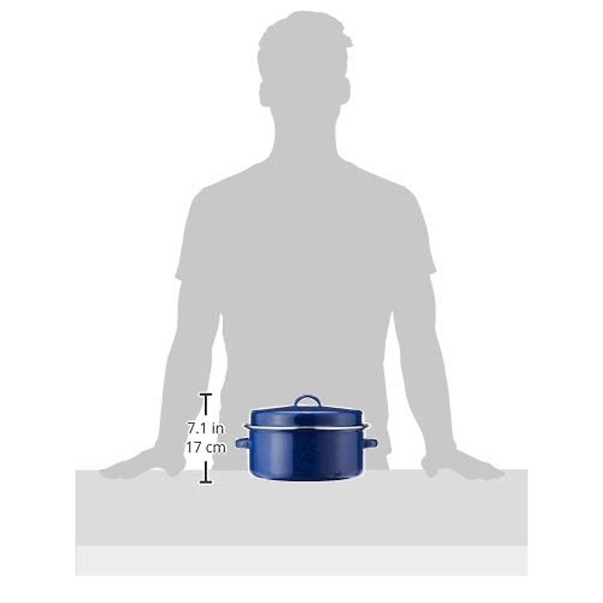 Stansport Enamel Cook Pot with Lid (10640)