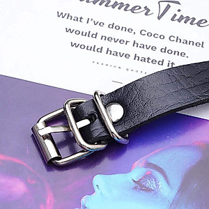 Reetan Punk Layered Chest Chains Silver Leather Body Chains Ring Rave Party Nightclub Body Jewelry Accessories for Women