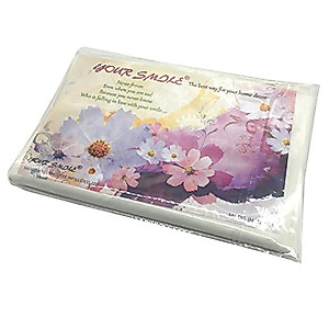 YOUR SMILE Silk Like Scarf Women's Fashion Pattern Large Square Satin Headscarf Head Dress (201)