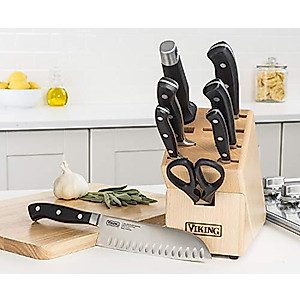 Viking Culinary Professional 7 Piece Cutlery Set German Stainless Steel, Black (40083-9907)