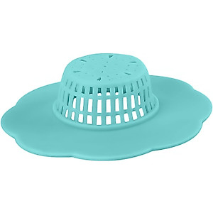 1 Pc Hair Catcher Silicone Hair Stopper Shower Drain Covers Easy to Install and Clean Bathroom Sink Bathtub Drain Strainers Suit for Bathroom Bathtub and Kitchen