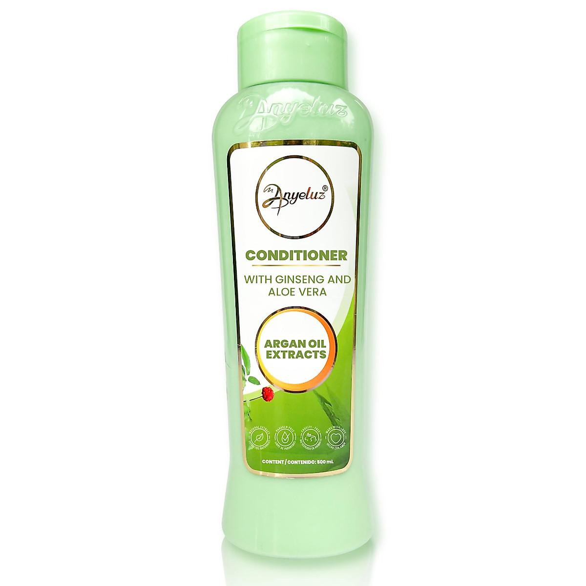 Anyeluz Aloe Vera Conditioner, Enhances Hair Condition Leaving it Silky, Revitalized, and Easy to Comb, Recommended for All Hair Types