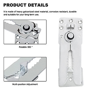 JLXMAXLJ 2 Pack Sectional Couch Connectors Metal Couch Clips Sofa Connector Interlocking Furniture Connector with 24 Screws