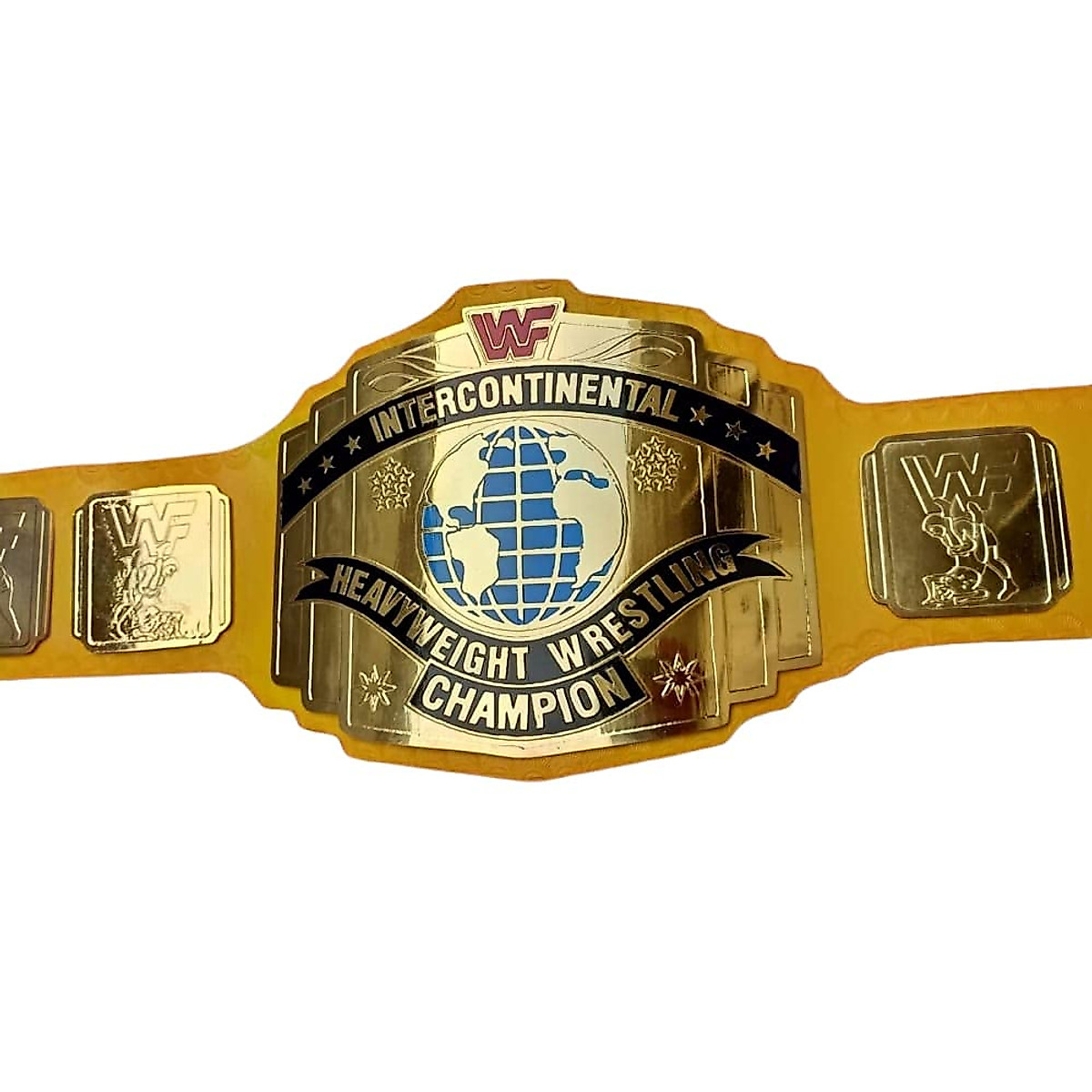 Intercontinental Championship Belt Yellow Leather Belt