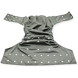 Kawaii Adult Reusable Cloth Diaper, Large Adult Nappy with 1 Super Absorbent Diaper Insert, Waterproof Adjustable Incontinence Leakproof Protective Underwear - Peaches