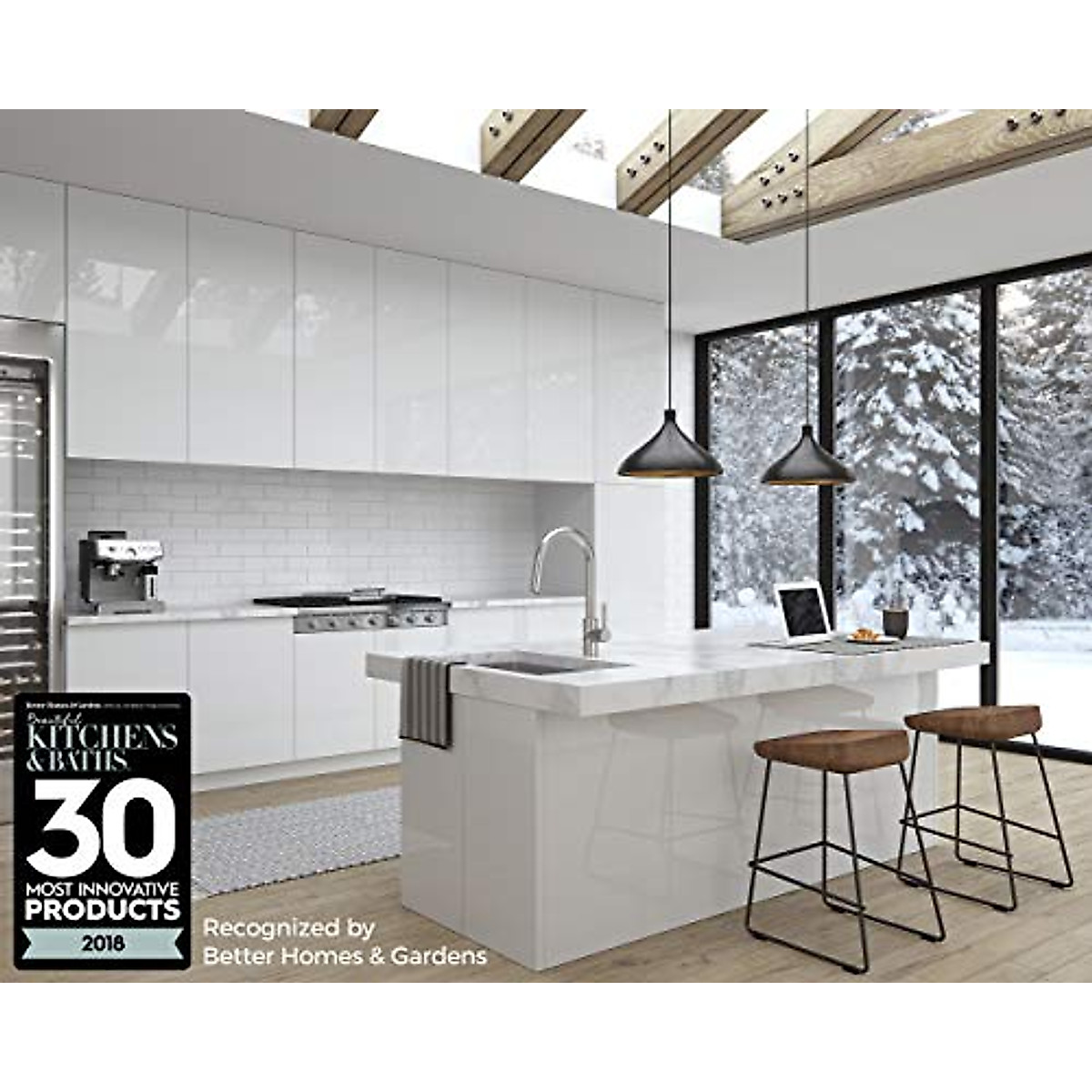 Pfister Stellen Touchless Kitchen Faucet with Pull Down Sprayer, Single Handle, High Arc, Stainless Steel Finish, LG529ESAS