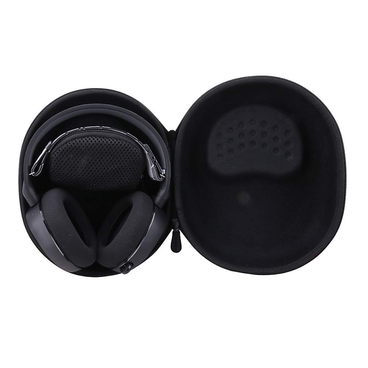 Aenllosi Hard Storage Case for SteelSeries Arctis 1 3 5 7 7X 7+ 7P+ 9 9X PRO PRO+ Prime/Arctis Nova PRO 1 1P 1X 3 7 7X 7P Gaming Headset(Black)
