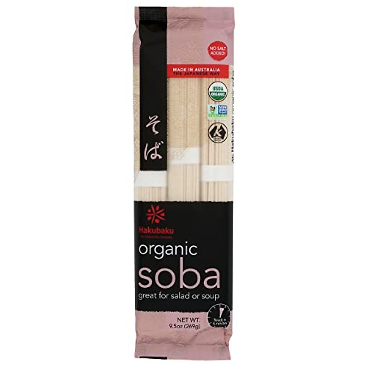 Hakubaku Organic Soba, 9.5 Oz