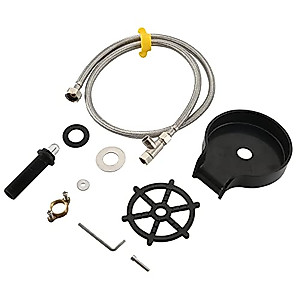 Essbhach Glass Rinser for Kitchen Sink, Faucet Bottle Washer Cleaner, Cup Rinser for Bar Sink, Glass Cleaner SInk Accessories, Black