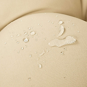 ARTPLAN Outdoor Cushions of Adirondack Chair with High Back Wicker Tufted Pillow for Outdoor Furniture Set of 1, 44"X21"X4", Beige