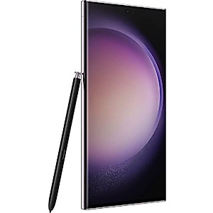 SAMSUNG Galaxy S23 Ultra 5G S9180 Dual 256GB 12GB RAM, 200 MP Camera, Factory Unlocked, NGP Wireless Charger Included – Lavender