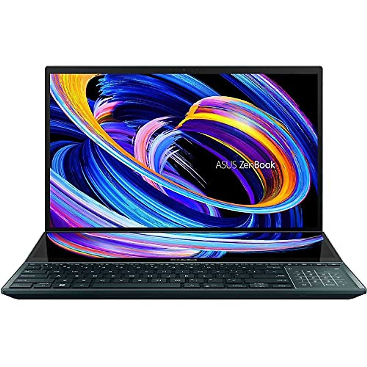 ASUS ZenBook Pro Duo 15 UX582 15.6" FHD OLED Touchscreen (Intel 14-Core i7-12700H, 16GB DDR5 RAM, 2TB SSD, GeForce RTX 3060 6GB) Business Laptop, ScreenPad Plus, Backlit, IST HDMI, Stylus, Win 11 Pro