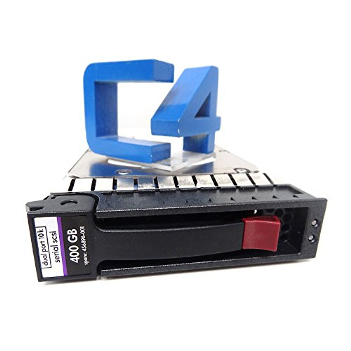 HP 455543-001 400gb Hot Plug SAS 10K LFF DP HDD MODULE W/ TRAY 456896-001 459508-B21