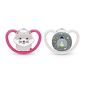 NUK Space Orthodontic Pacifiers, 18-36 Months, 2 Pack