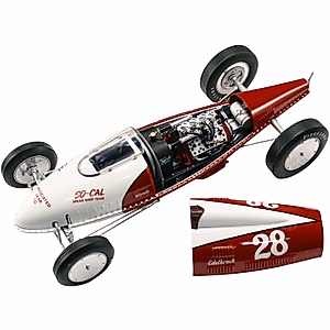 LIMITED EDITION ACME Belly Tanker #28 ''So-Cal Speed Shop Red and White 1/18 Diecast Model Car by Acme A1803003