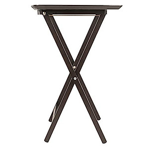 Winsome Anila Snack Table, Coffee, 23.86 x 16.77 x 25.83