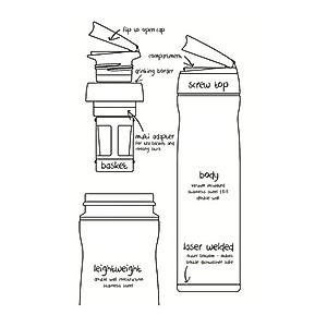 Timolino Omni Classix Vacuum Mug 17 oz. (Starry Blue)