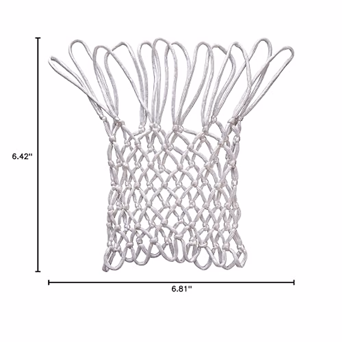Goalrilla Ultra Heavy Duty All-Weather Nylon Net, White (B2602W)