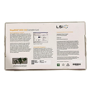 Broadcom LSI MegaRAID 9286-8e SAS SATA ROC RAID External Storage Controller LSI00332 8 Port L5-25421-20 (Retail Pack)