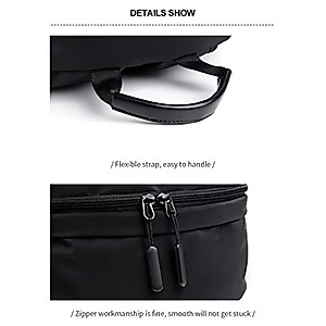 NEWSEE Water Resistant Lightweight Backpack Casual Travel Hiking Backpack Daypack Durable with USB Charging Port (black)