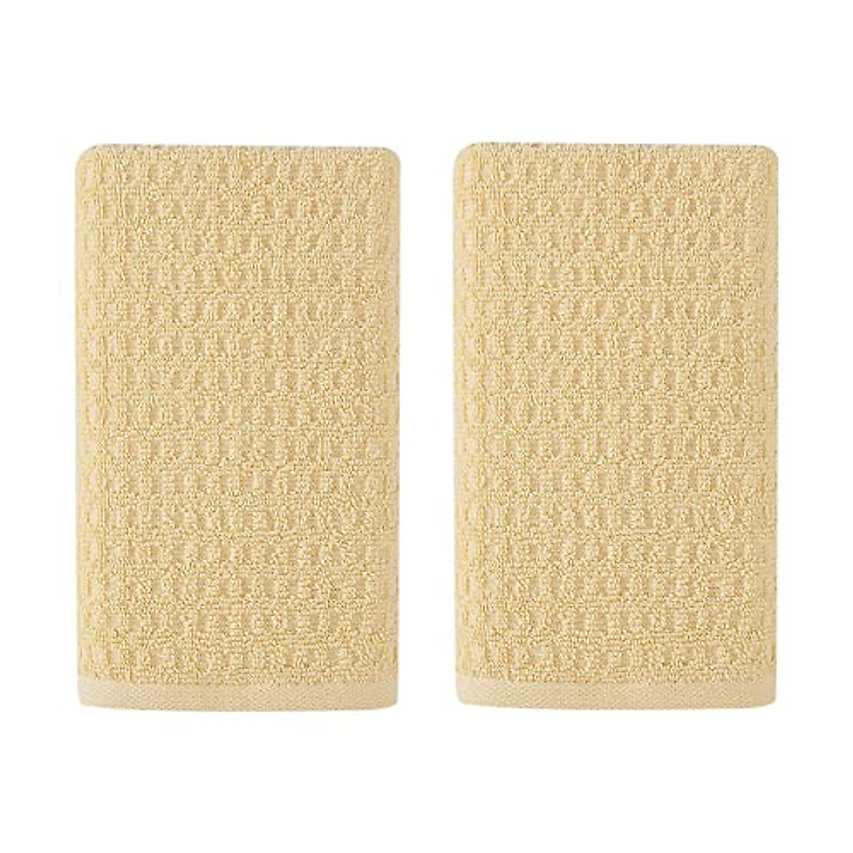 Tommy Bahama- Hand Towel Set, Highly Absorbent Cotton Bathroom Decor, Low Linting & Fade Resistant (Northern Pacific Yellow, 2 Piece)