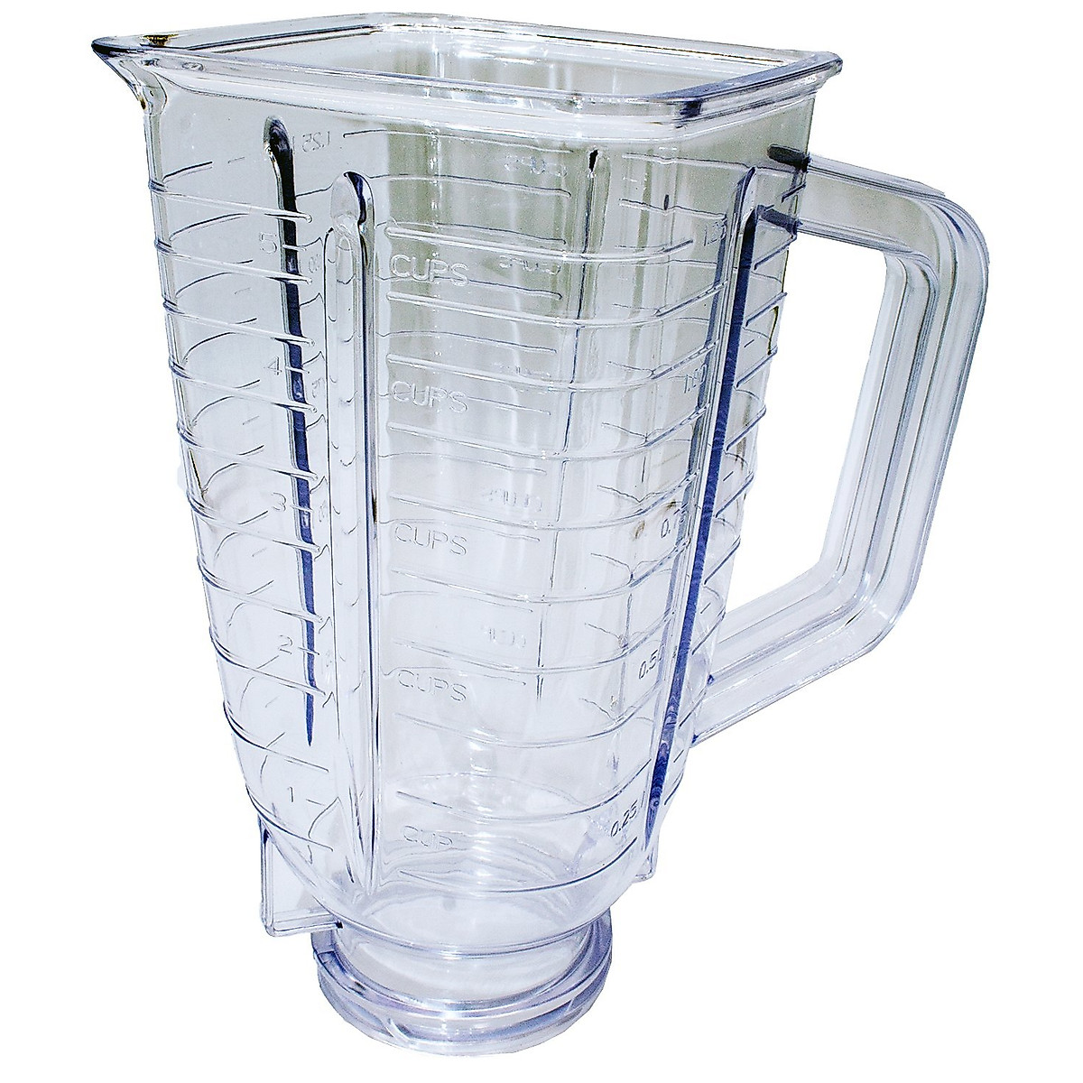 Blendin Replacement 40 Ounce -5 Cup- Square Top Plastic Blender Jar Set, Blender Cup Compatible with Oster and Osterizer Blenders, Complete Replacement Part Refresh Kit