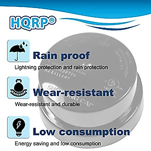 HQRP Photocell Sensor Shorting Cap Outdoor Light Photoelectric Switch Short Circuit Cap Twist Lock Plug for Led Garage Light, Outdoor Pole Light, Landscape Lightening etc.