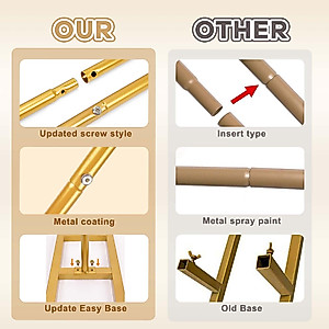 Balloon Arch Stand, Metal Balloon Arch Backdrop Stand Set of 2 Wedding Arch Stand Flower Arch Floral Arch Wedding Arches for Ceremony Wedding Birthday Anniversary Bridal Baby Shower Floral Stand