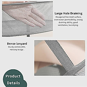 DAWNTREES Clothes Drying Basket Racks,Foldable Socks Drying Hanger Racks Prevent Sweater from Deforming,Laundry Basket for Drying Underwear, Baby Clothes, Towels, Hats, Scarves