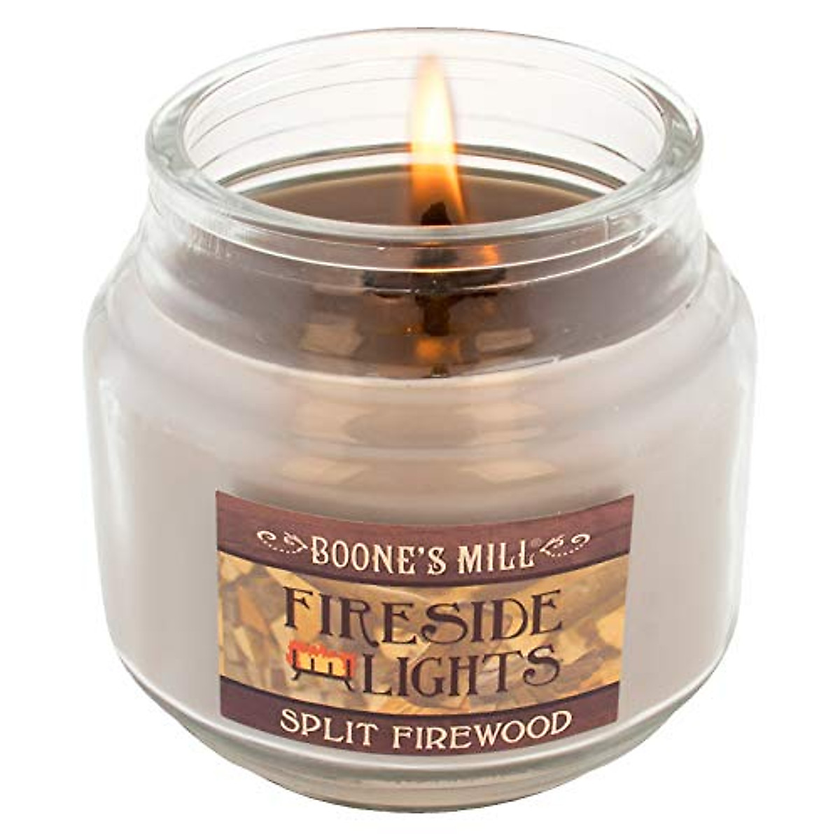Squire Boone's Wooden Wick Fireside Scented Soy Candle (11.5 oz., Split Firewood)