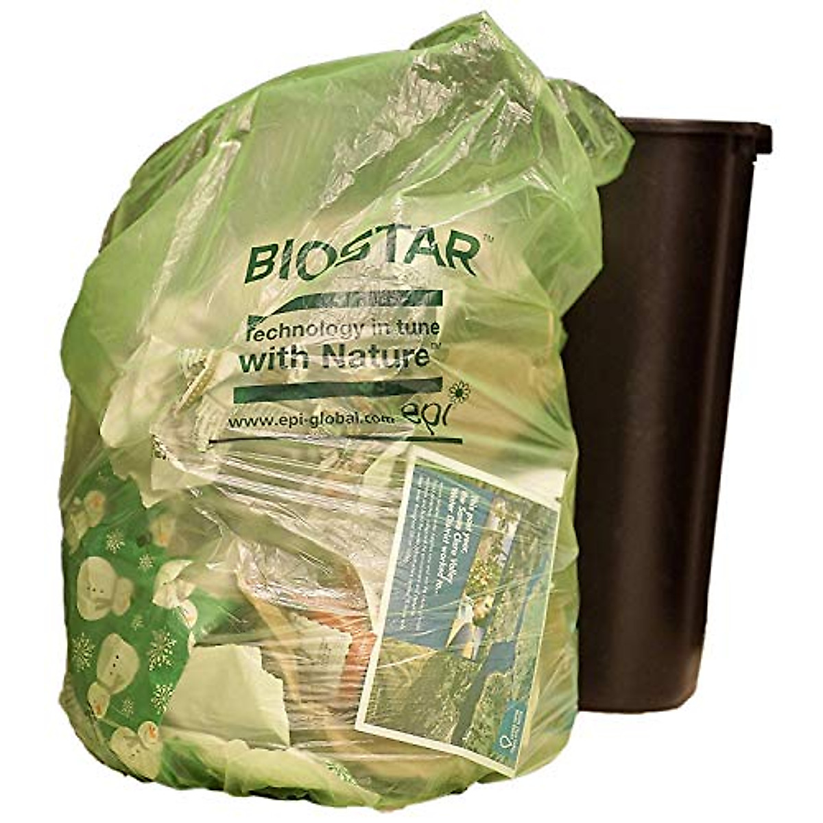 Reli. Biodegradable 13 Gallon Trash Bags | 800 Count Bulk | ASTM D6954 | Green | Eco-Friendly | Oxobiodegradable Under Certain Conditions (See Product Description)
