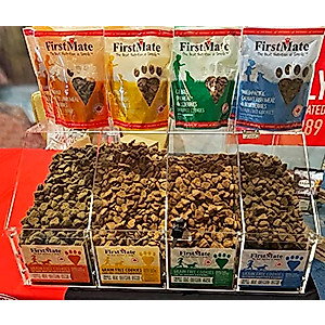 FixtureDisplays® Clear Acrylic Candy Bin Partitioned Dry Food Display Spices Container Retail Donut Cookie Bin Ships Knock Down 100826-NF