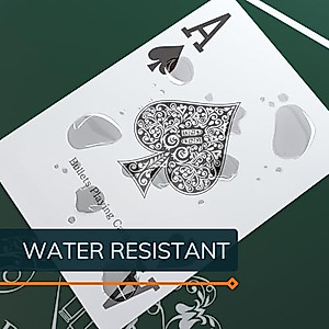 Bullets Playing Cards – Two Decks of Poker Cards – Waterproof Plastic – Easy to Read & Great Feel - Jumbo Index & Four Pips – Including Cut-Card – Professional Playing Cards for Texas Holdem Poker