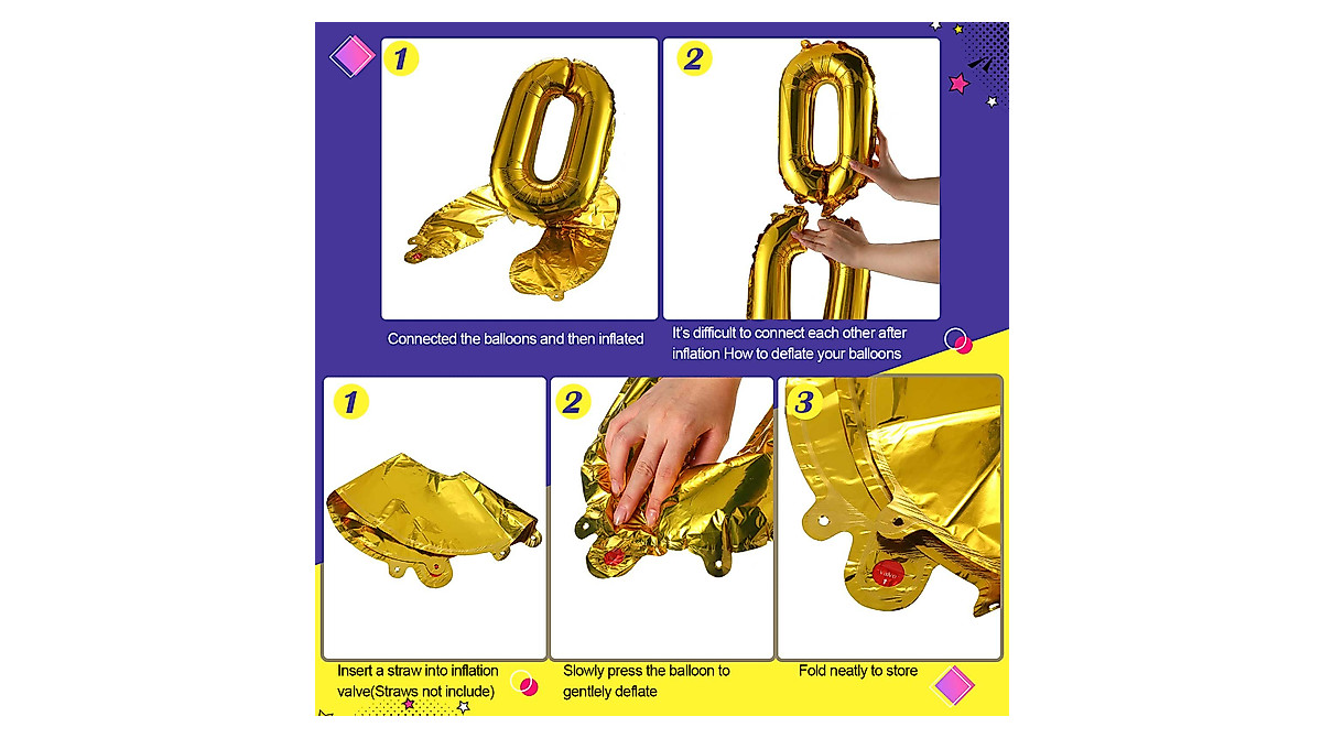 90s Party Decorations: Inflatable Boombox & Balloons