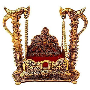 Metal Krishna Jhula Laddu Gopal Jhula for Home and Office