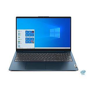 Lenovo IdeaPad 5 Business 15 Laptop 15.6" FHD IPS Touchscreen 11th Gen Intel 4-Core i7-1165G7 12GB RAM 512GB SSD Fingerprint Backlit Keyboard USB-C Dolby Win10 Blue + HDMI Cable