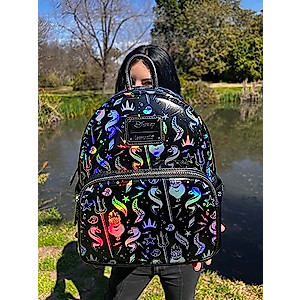 Loungefly Little Mermaid Iridescent Ursula AOP Mini Backpack Toyz N Fun Exclusive