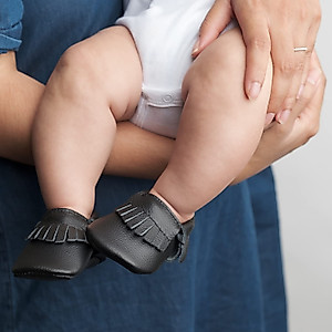 BirdRock Baby Moccasins - 30+ Styles for Boys & Girls! Every Pair Feeds a Child (US 5.5, Brown)