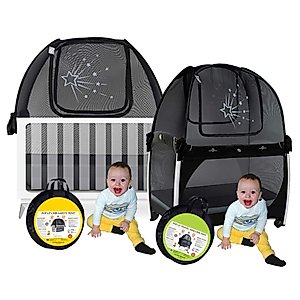 Aussie Cot Net - Baby Crib Tent and Travel Crib Tent to Keep Baby from Climbing Out - Premium Net Cover - See Through Crib Netting - Nursery Mosquito Net Tent