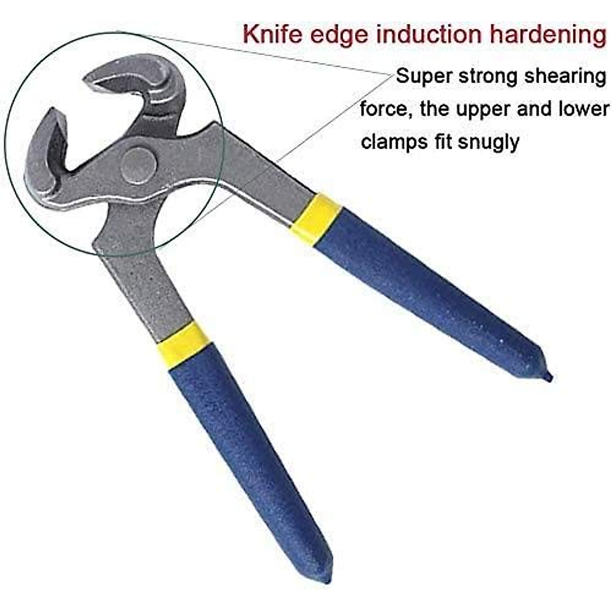 Hoof Trimmers Goat Hoof Trimming Shears Nail Clippers, Horse Farrier Tool, Multi-Purpose Hoof Trimmers，Horse Equine Metal Shears Farriers Hoof Nipper Cutter Professional Horses Hoof Trimming Tools