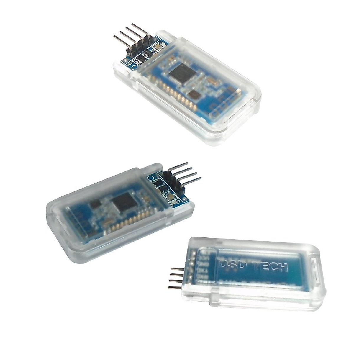 DSD TECH HM-10 Master and Slave Bluetooth 4.0 LE iBeacon Module Compatible with iPhone and iPad with 4 PIN Dupont Cable for Arduino
