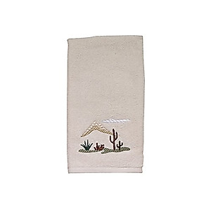 Avanti Linens - Fingertip Towel, Soft & Absorbent Cotton Towel (Cactus Landscape Collection)